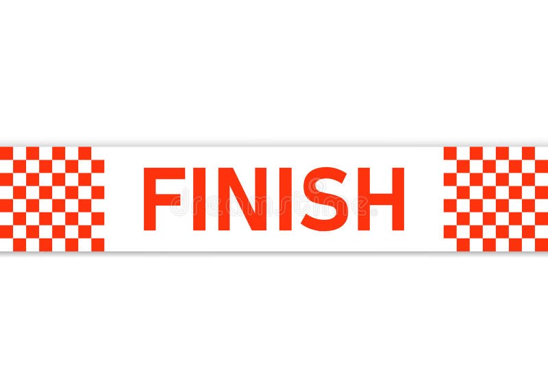 FINISH Line Seamless Pattern Stock Illustration - Illustration of ...