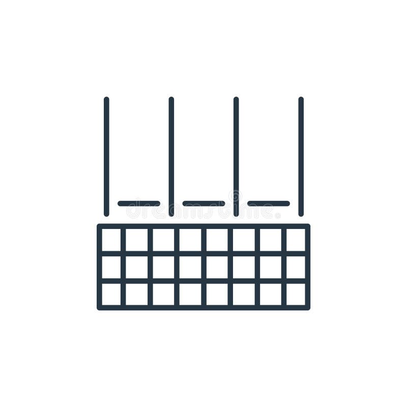 Finish Point Icon Vector from Racing Concept. Thin Line Illustration of ...