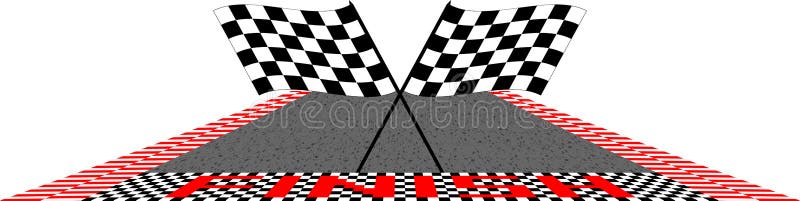 Finish stock vector. Illustration of road, designation - 38838066