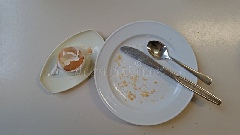 Finished breakfast stock image. Image of cheese, hunger - 88911721