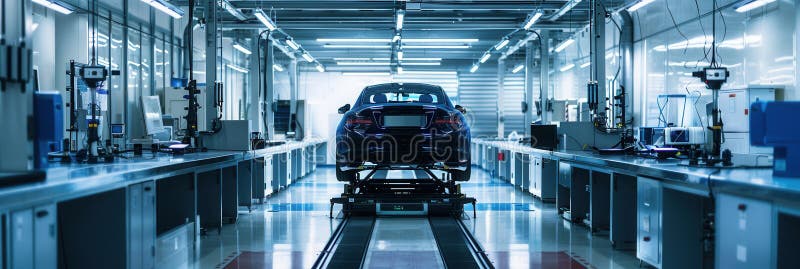 Testing Facility Where Cars Undergo Rigorous Inspections and ...