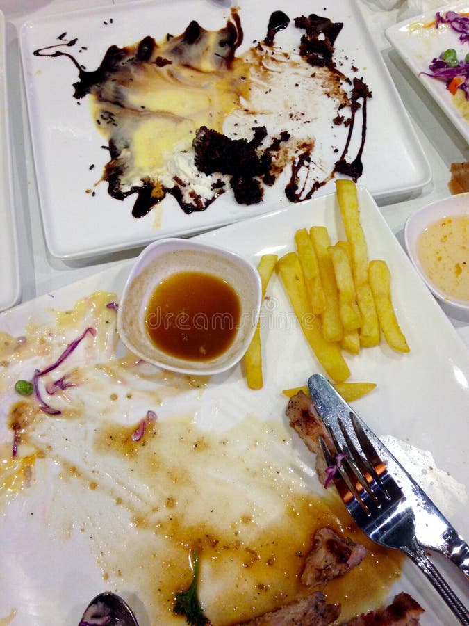 Finished eating stock photo. Image of barbeque, eating - 47885200