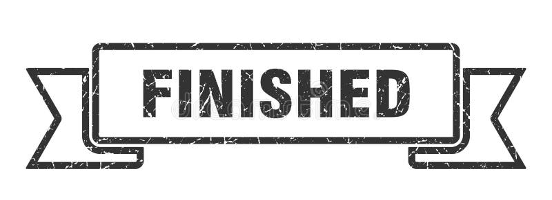 Finished ribbon. stock vector. Illustration of seal - 189693117