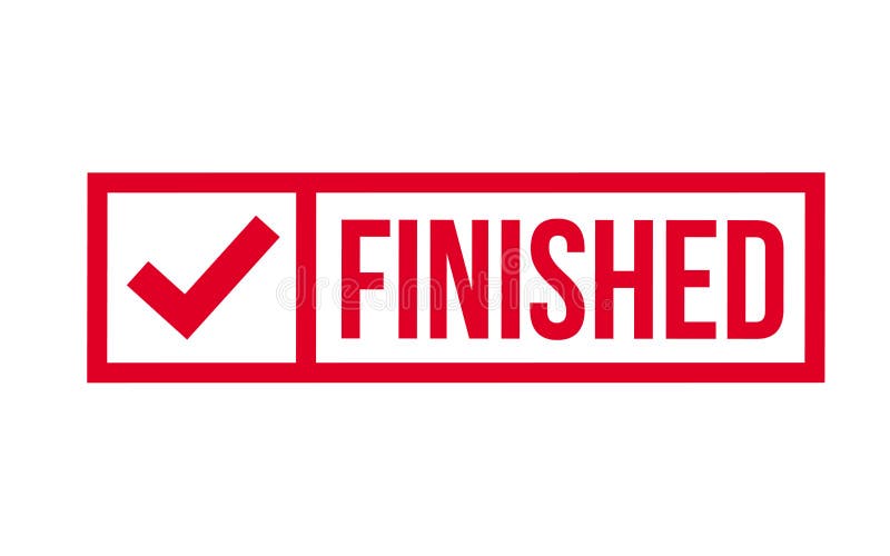 Finished stamp stock vector. Illustration of badge, round - 136953417