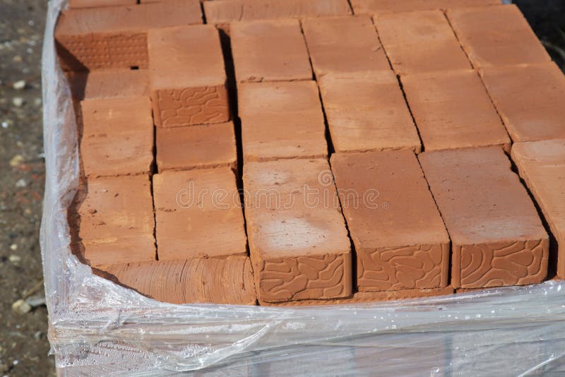 Finishing Brick.Building Material Stock Photo - Image of pattern, stone ...