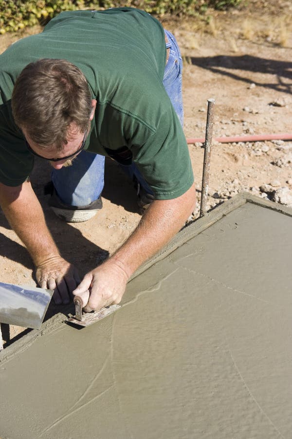 Finishing concrete stock photo. Image of finish, patio - 10442854