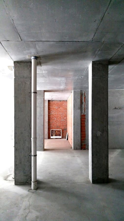 Construction Finishing Contrast Stock Photo - Image of geometric ...