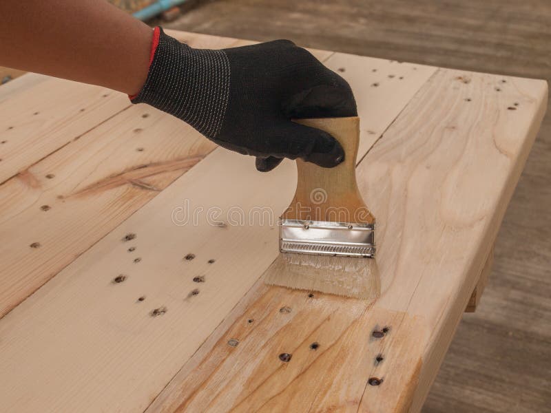 Finishing by hand stock image. Image of improvement, pine - 45078133