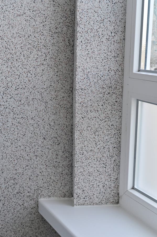 Finishing of the Plastic Window and Window Sill in the Interior of the ...