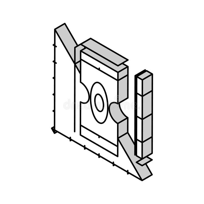 Finite Element Analysis Mechanical Engineer Isometric Icon Vector ...