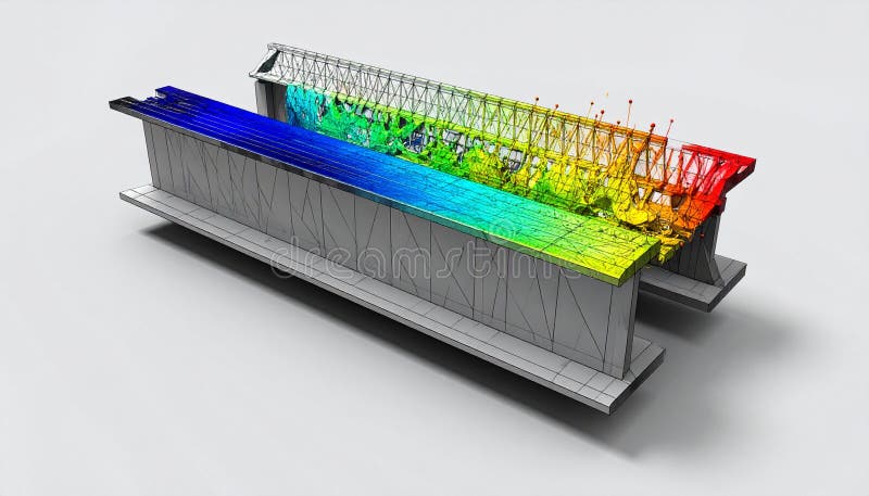 Structural Beam Stress Analysis Stock Illustrations – 72 Structural ...