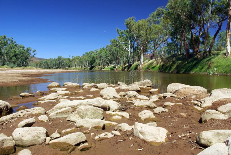 Finke River, Australia stock photo. Image of holiday - 10089242