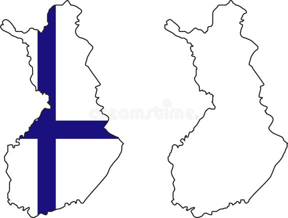 Finland stock vector. Illustration of suomi, blue, white - 3801084