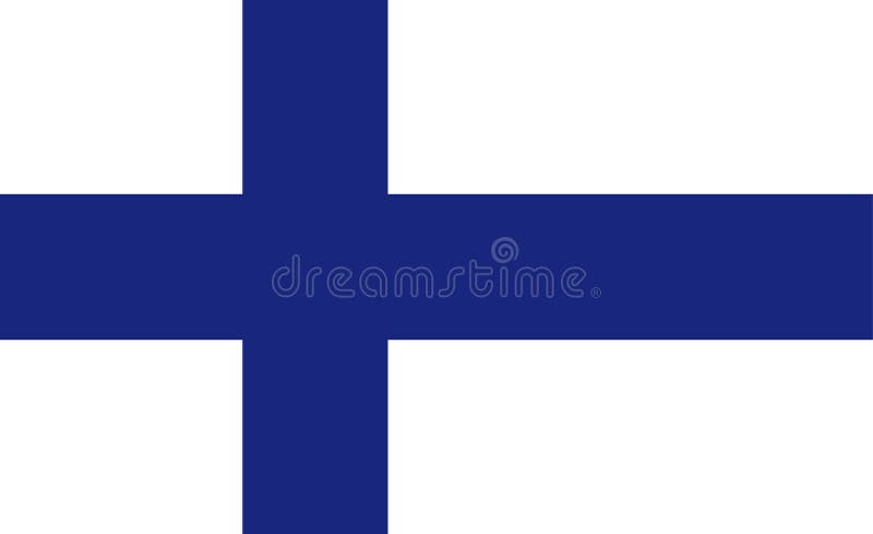 Finland Flag. Official Colors Stock Vector - Illustration of discussion ...