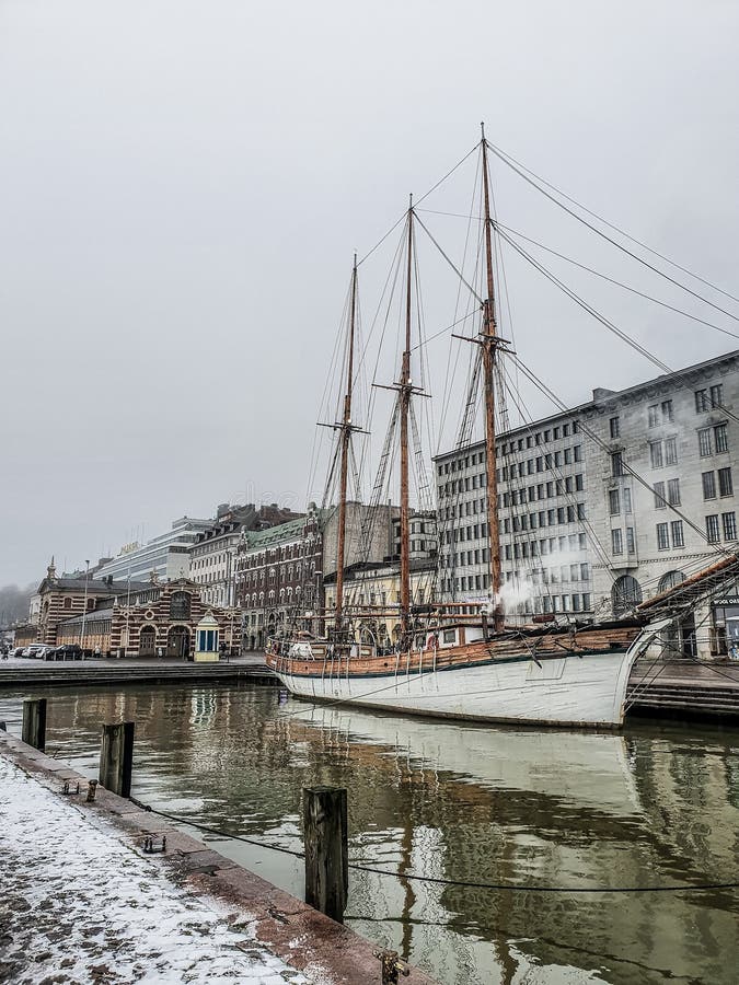 Finland Helsinki City Travel Ship Editorial Stock Photo - Image of ...