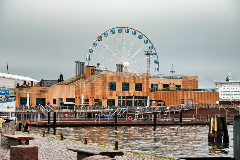 Finland. Ferris Wheel in Helsinki. September 16, 2018 Editorial Image ...