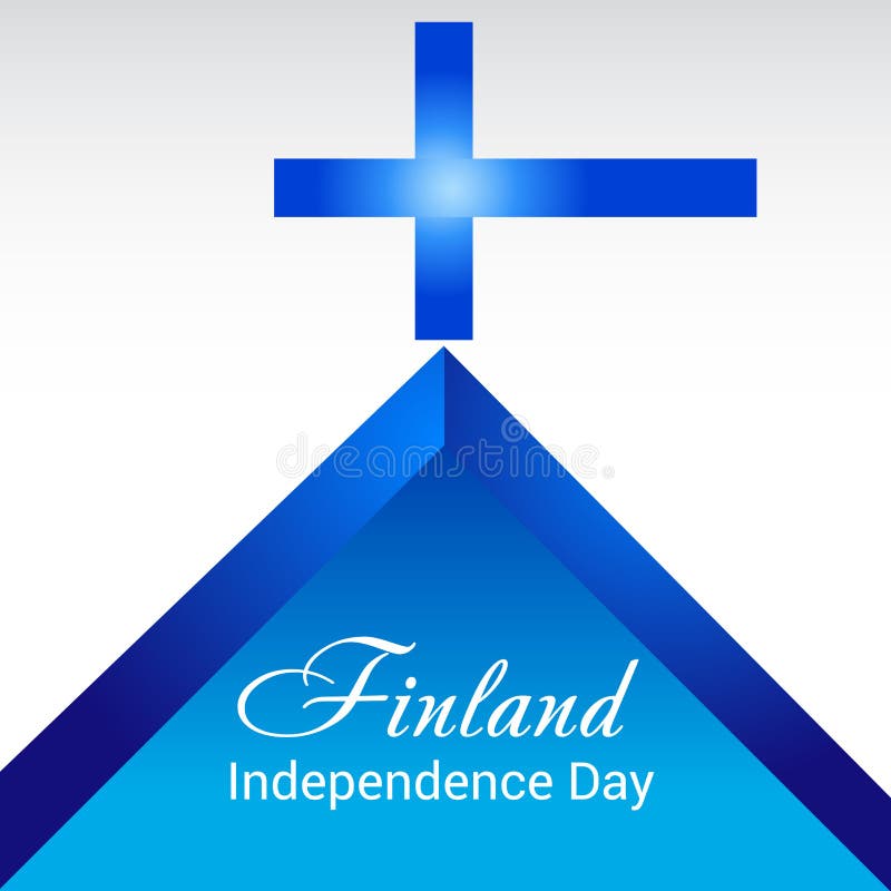 Finland Independence Day. stock illustration. Illustration of design ...
