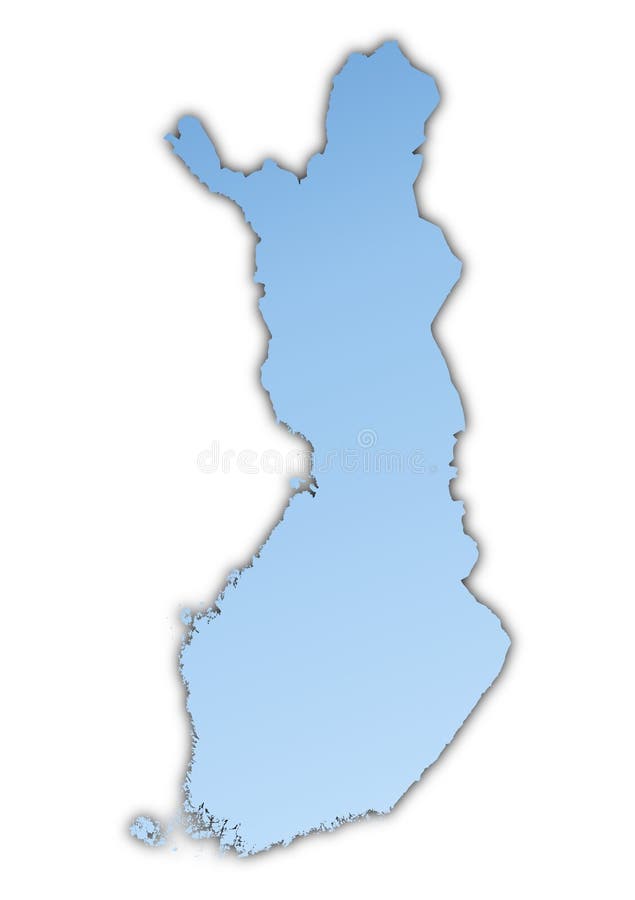 Finland map stock illustration. Illustration of background - 6649634