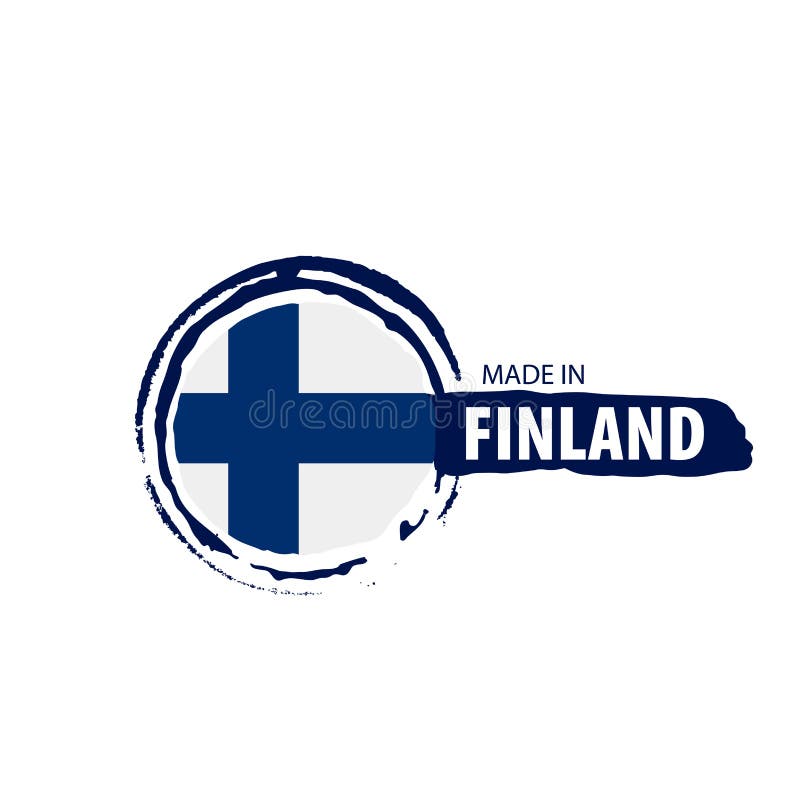 Finland Flag, Vector Illustration on a White Background Stock Vector ...