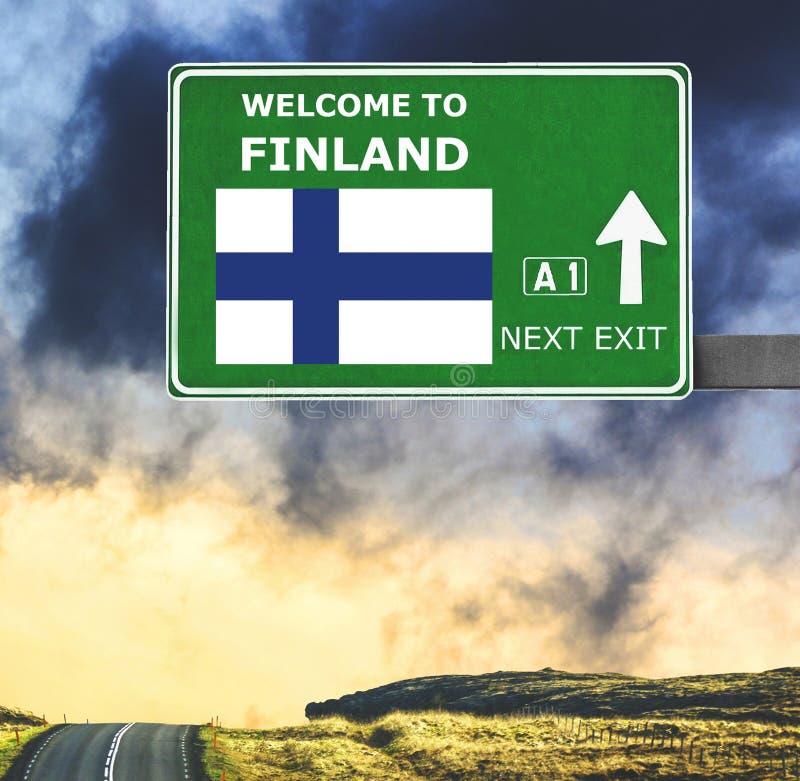 Finland: Road in winter stock photo. Image of nordic - 22829664