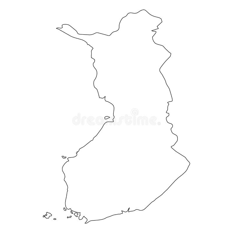 Finland Map Outline