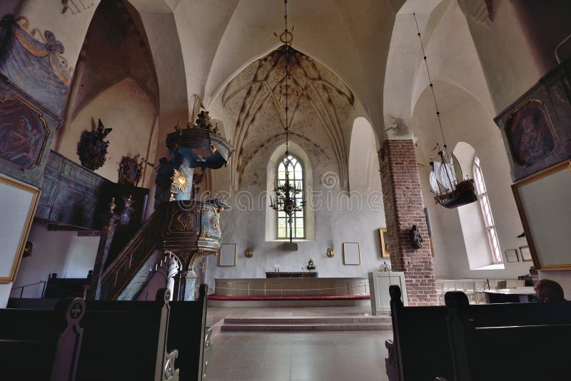 Finland Turku Church editorial stock image. Image of rustic - 74816489