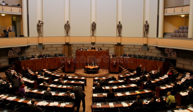Finlands riksdag redaktionell bild. Bild av stad, parlamentariskt ...