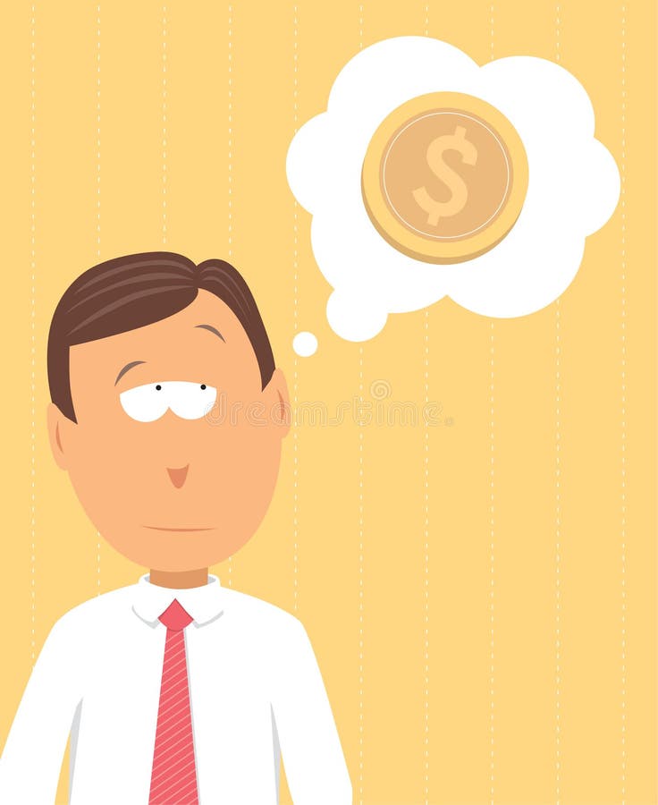 Finnancial thoughts stock vector. Illustration of finance - 31671555