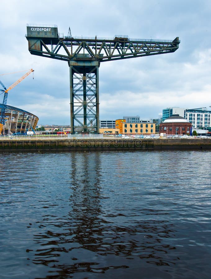 The Finnieston Crane - Glasgow Stock Image - Image of building, stream ...
