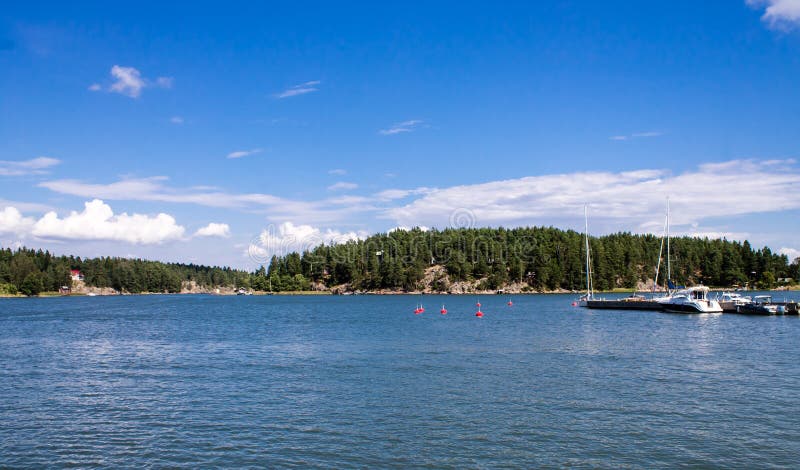 Finnish Archipelago stock image. Image of destinations - 46875903