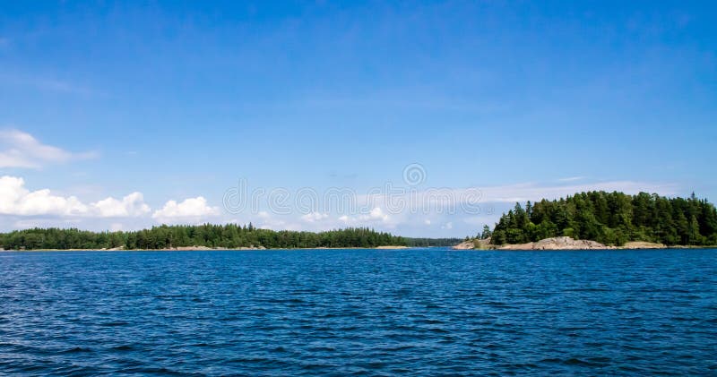 Finnish Archipelago stock image. Image of gulf, building - 46876041