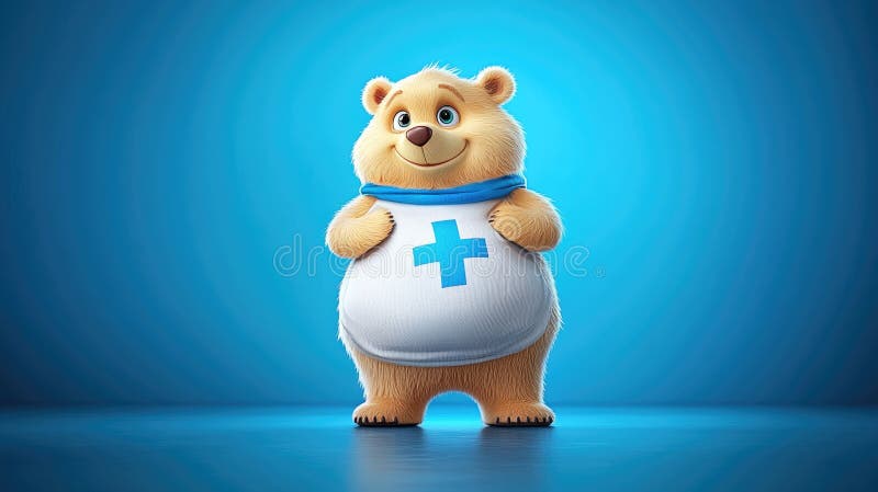 Finnish Bear Mascot Celebrating National Pride and Unity Stock ...