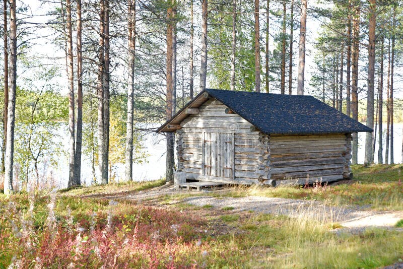 Finnish Countryside Landscape Stock Image - Image of outdoors, lapland ...