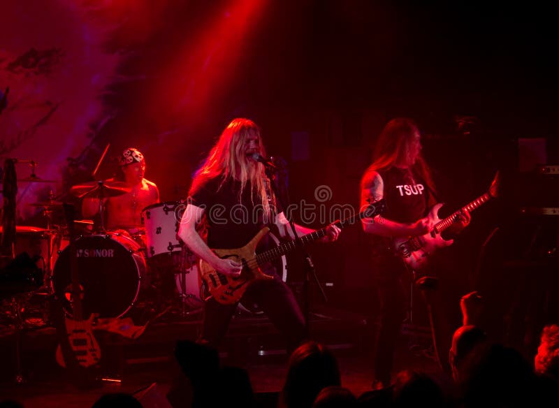 Finnish Heavy Metal Band Tarot Live on Stage Editorial Photo - Image of ...