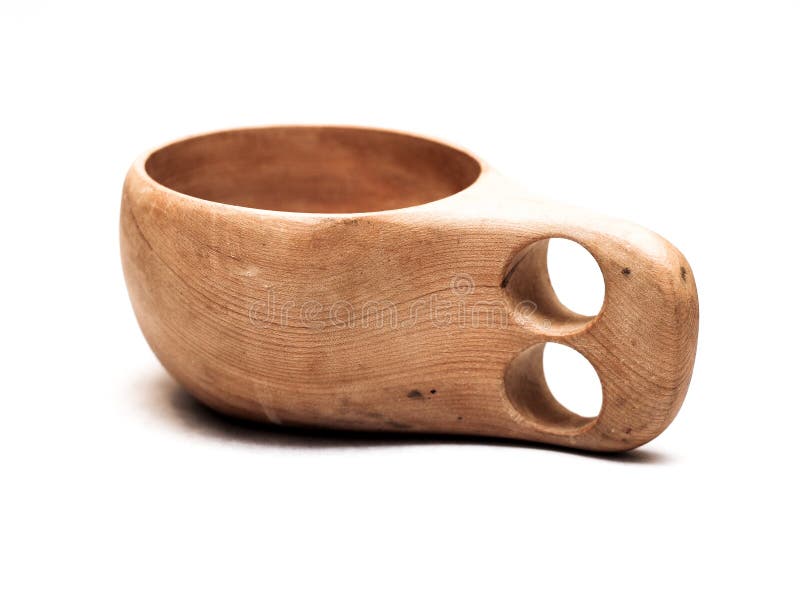 Kuksa - Traditional Finnish Wooden Cup Stock Image - Image of kitchen ...