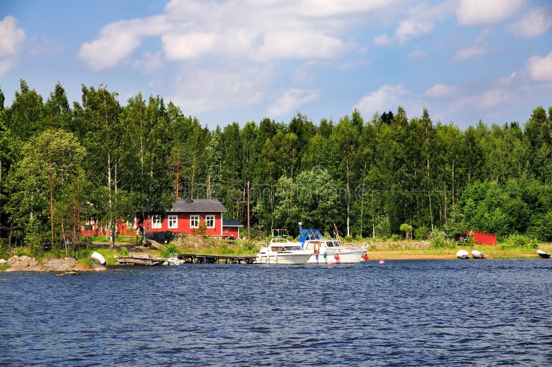 The Finnish Lakes stock image. Image of nature, typically - 27105767