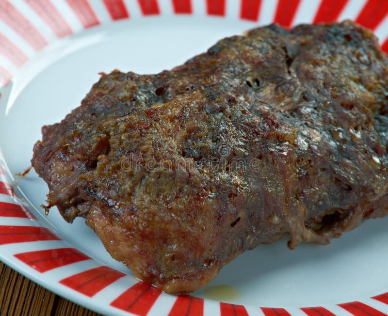 Finnish meat pastry stock image. Image of russian, fork - 28928963