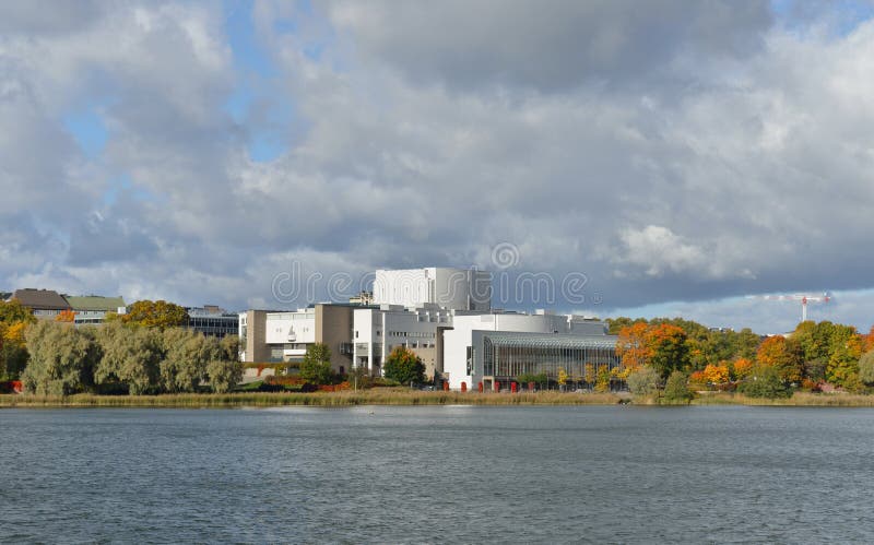 Finnish National Opera in Centre of Helsinki Stock Photo - Image of ...