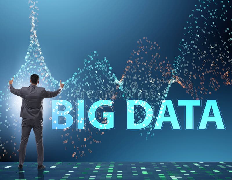 Fintech Financial Big Data Concept with Analyst Stock Image - Image of ...