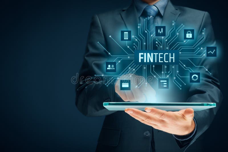 Fintech and Financial Technology Stock Photo - Image of online ...