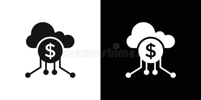 Fintech Industry Icon Logo Set Vector Stock Vector - Illustration of ...