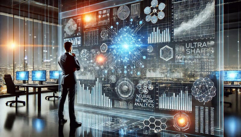 Fintech Innovation with Futuristic Data Visualization in Business ...