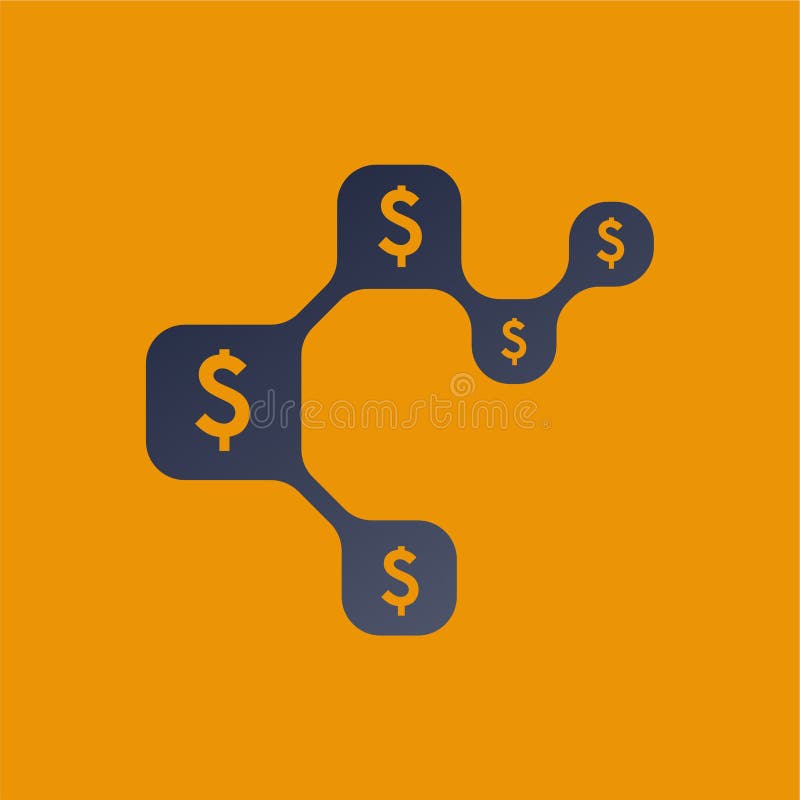 Fintech Logo Design Concept Vector Stock Illustration - Illustration of ...