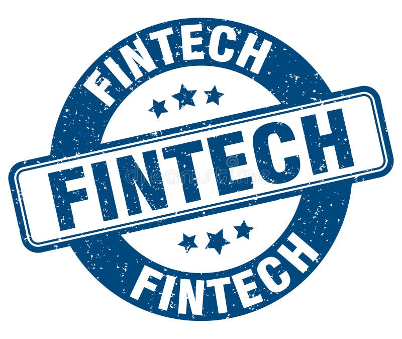 Fintech Stamp. Fintech Label. Round Grunge Sign Stock Vector ...