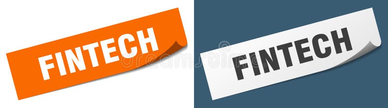 Fintech Sticker. Fintech Sign Set Stock Vector - Illustration of ...