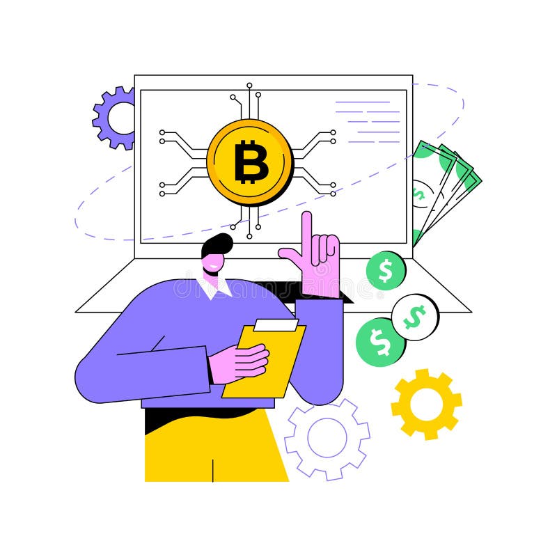 FinTech Technology Abstract Concept Vector Illustration. Stock Vector ...