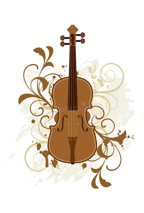 Fiol vektor illustrationer. Illustration av garnering - 11270924