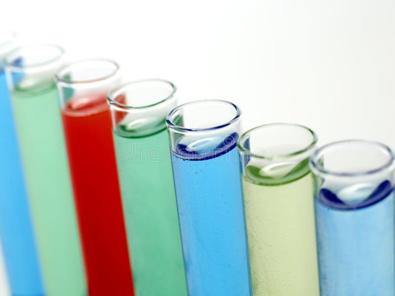 Fioles de laboratoire photo stock. Image du ligne, médical - 30542132
