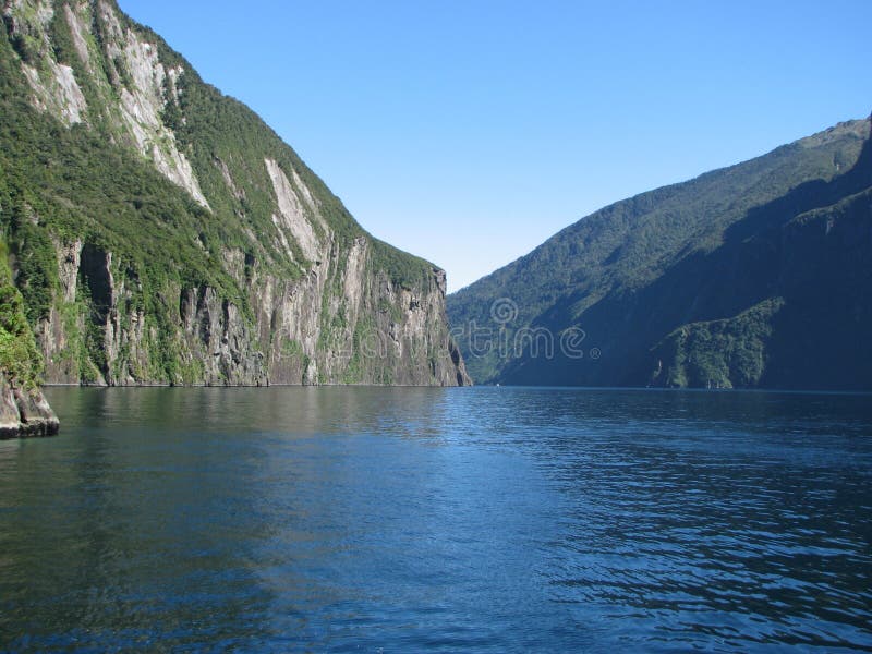 Fiord stock image. Image of rest, milford, mountains - 11886681