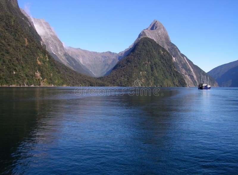Fiord stock image. Image of milford, fiordland, reservation - 7711011